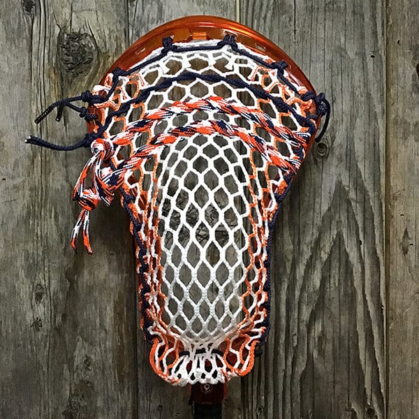 Lax Fan Custom Strung Lava (Orange) ECD Ion Mens Lacrosse Head with Or ...
